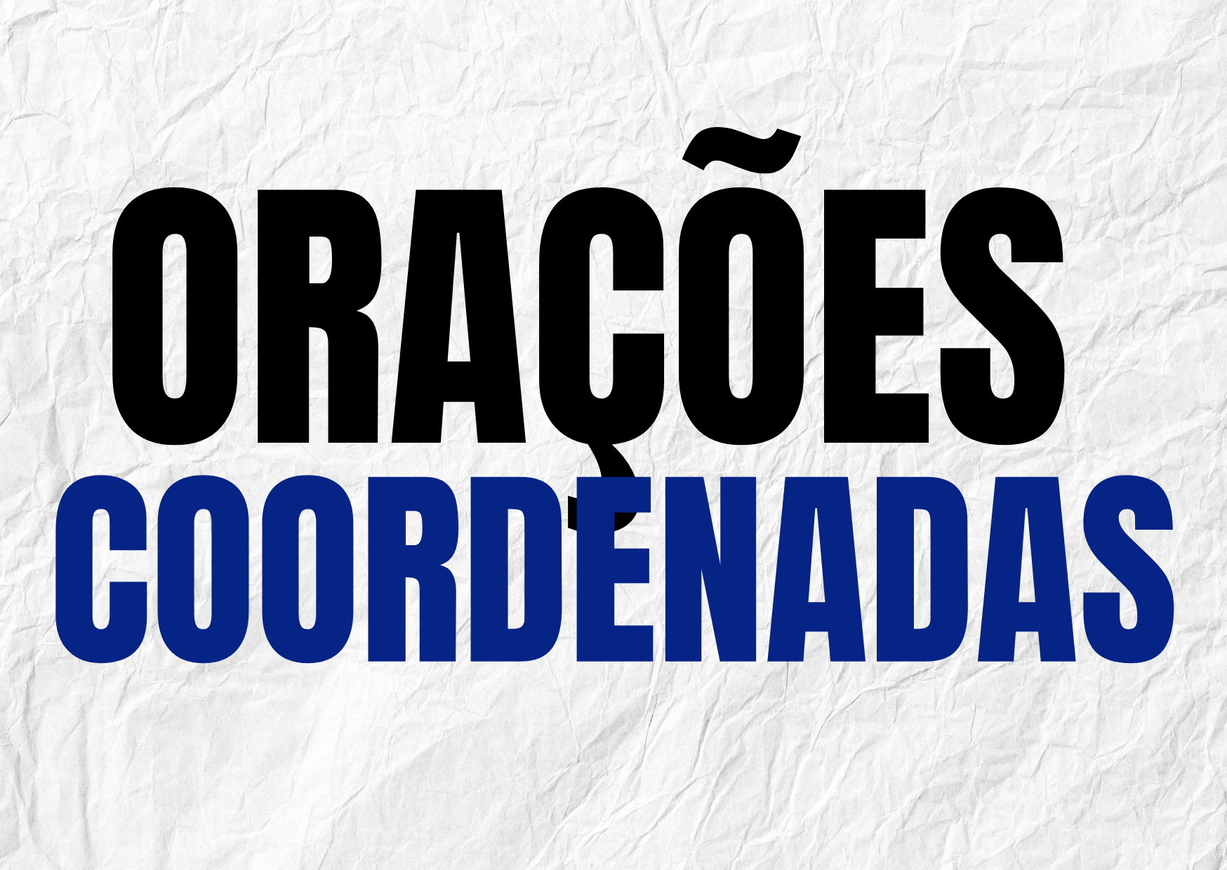 Orações Coordenadas - Professora Suzana