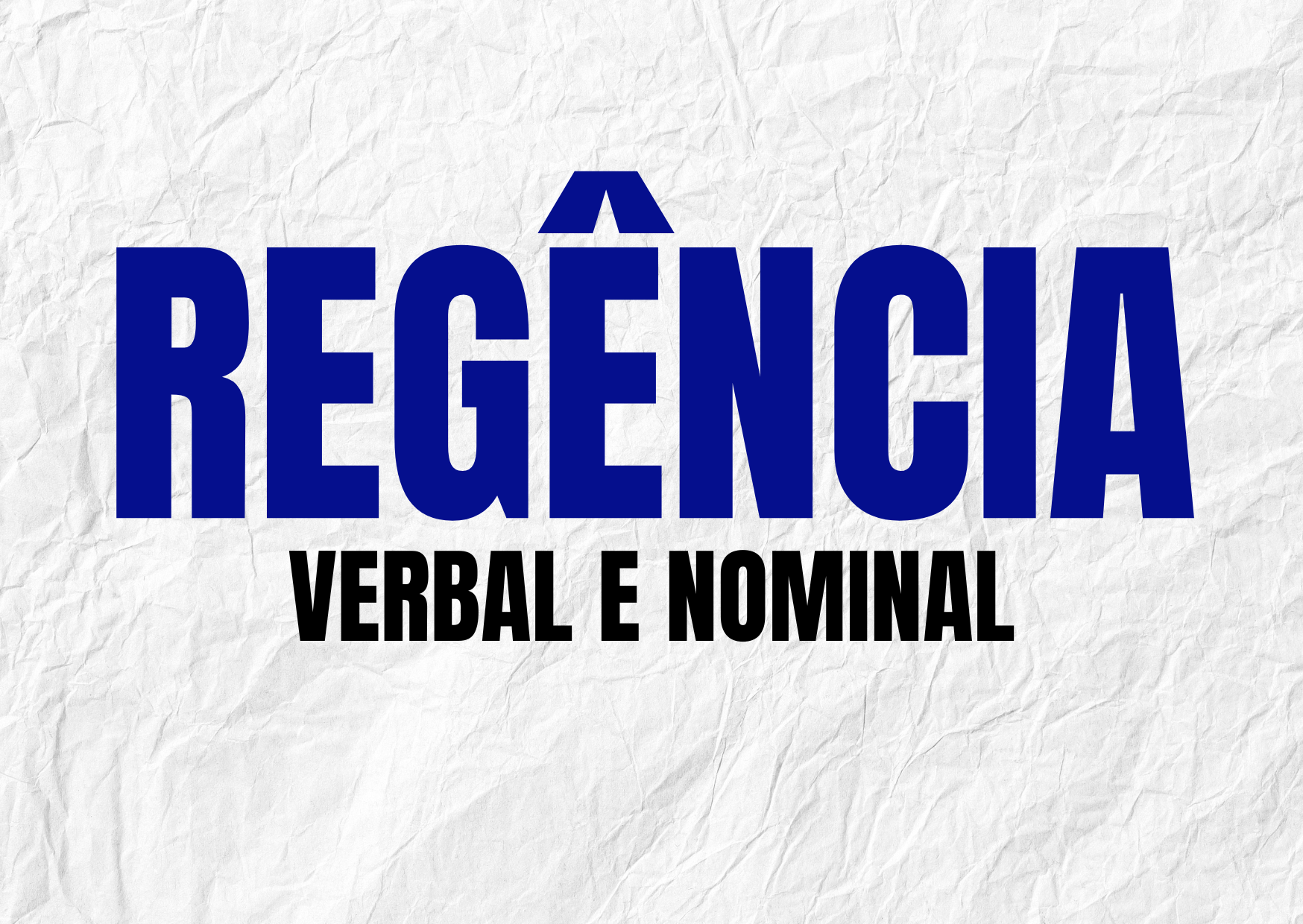 REGÊNCIA VERBAL E NOMINAL - Conceitos e Exemplos - Professora Suzana